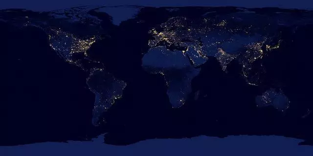 Crni mramor, prekinut: Naš trag na noćnom nebu, iz svemira