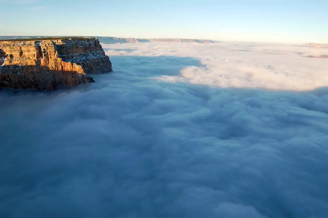 Rijedak izgled: Spektakularne fotografije Snimite Veliki kanjon ispunjen maglom 7505_3