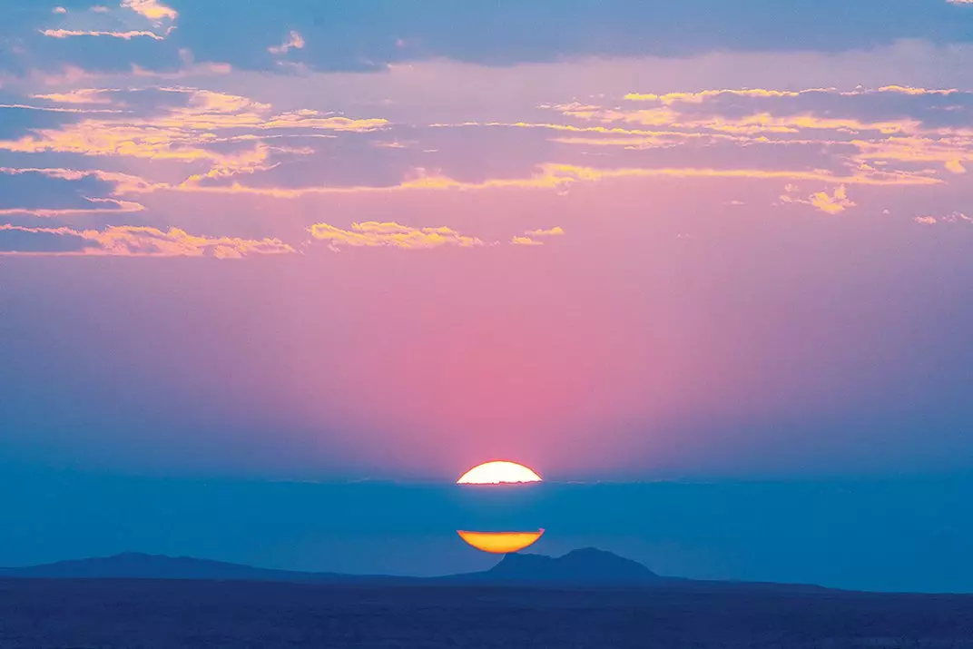 アリゾナに沈む夕日