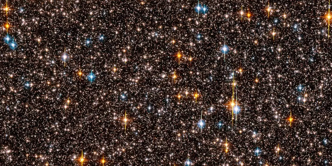 Hubble látómező, bolygók és csillagok