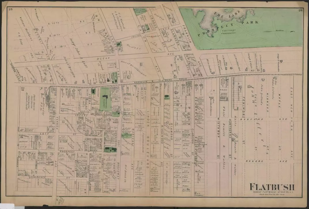 ဤအသစ်စက်စက် ဒစ်ဂျစ်တယ်မြေပုံများဖြင့် Brooklyn ၏ ရာစုနှစ်များသမိုင်းကို စူးစမ်းပါ။ 813_5