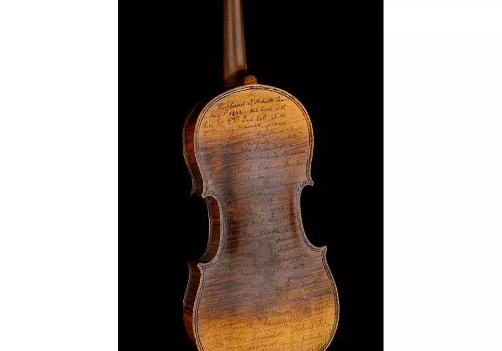 Conn's Civil War violin