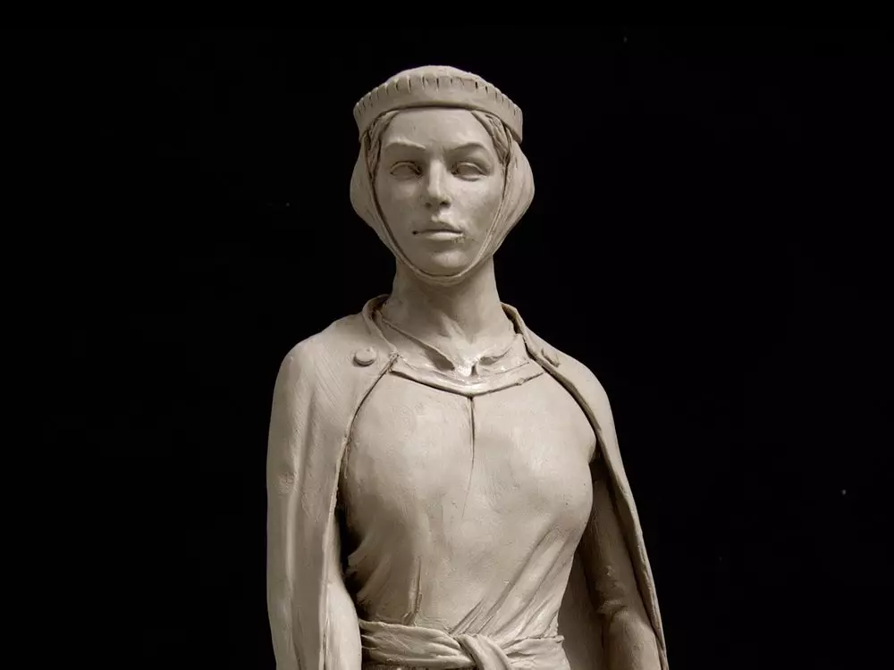 溫徹斯特 Licoricia 新雕像的特寫視圖
