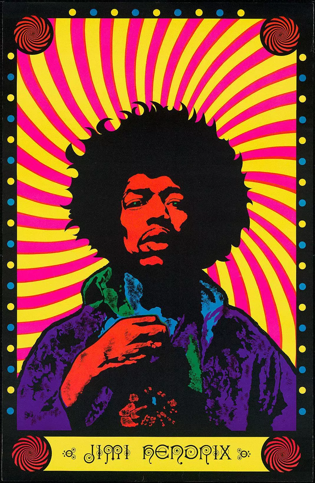 Jimi Hendrix 27 岁离去，永葆青春，今年 75 岁