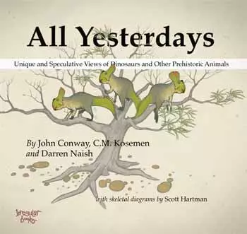 Bìa của All Yesterdays, một lễ kỷ niệm trực quan về cổ sinh vật học suy đoán.
