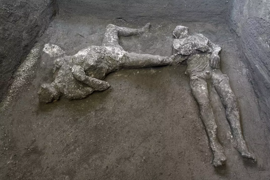 Těla obětí Vesuvu