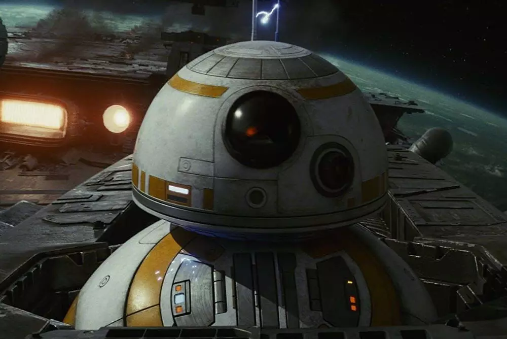 BB-8 - гэта «дроід-астрамеханік», які ўпершыню з'явіўся ў фільме «Абуджэнне сілы».