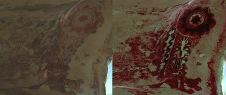 DSstretch teksture pomažu u otkrivanju skrivenih detalja u umjetničkom djelu pećine.
