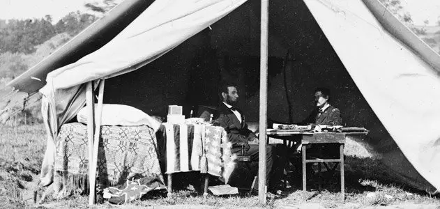 George McClellan en Abraham Lincoln