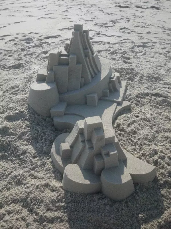 قلعة الرمل الحداثية المذهلة المنحوتة بواسطة كالفن سيبرت 8582_7