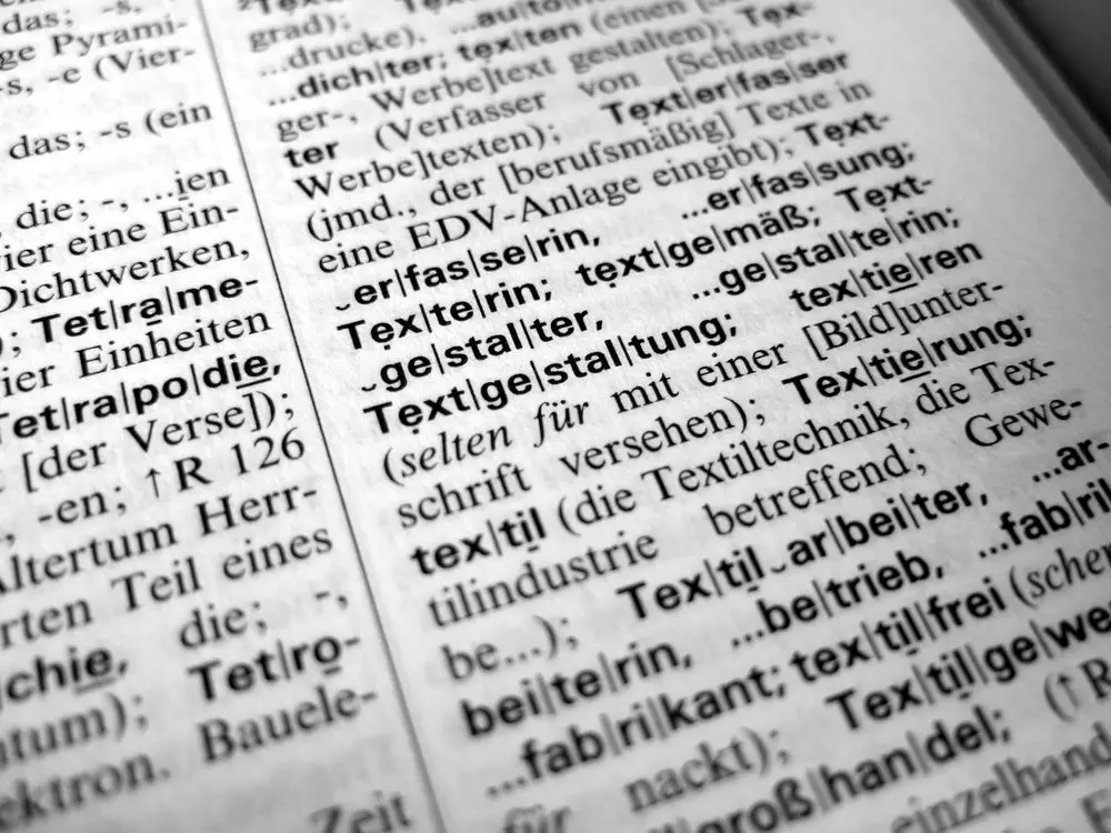 njemački rječnik