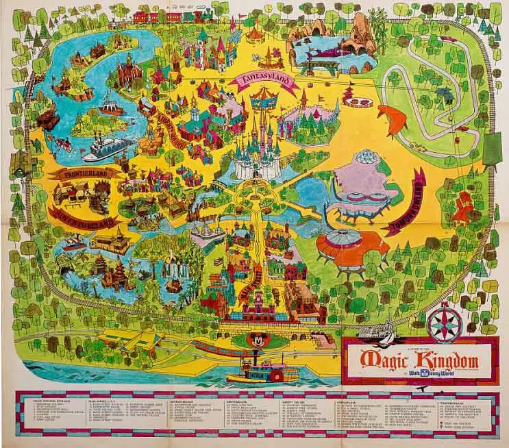 Karta svijeta Walta Disneya