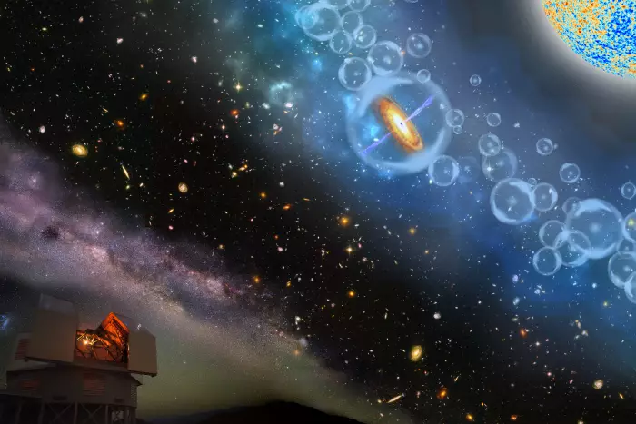 科學家從宇宙黎明中發現古代黑洞