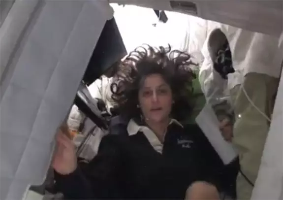 Ka Astronaut Sunita Williams buru gị na njem eduzi nke ISS