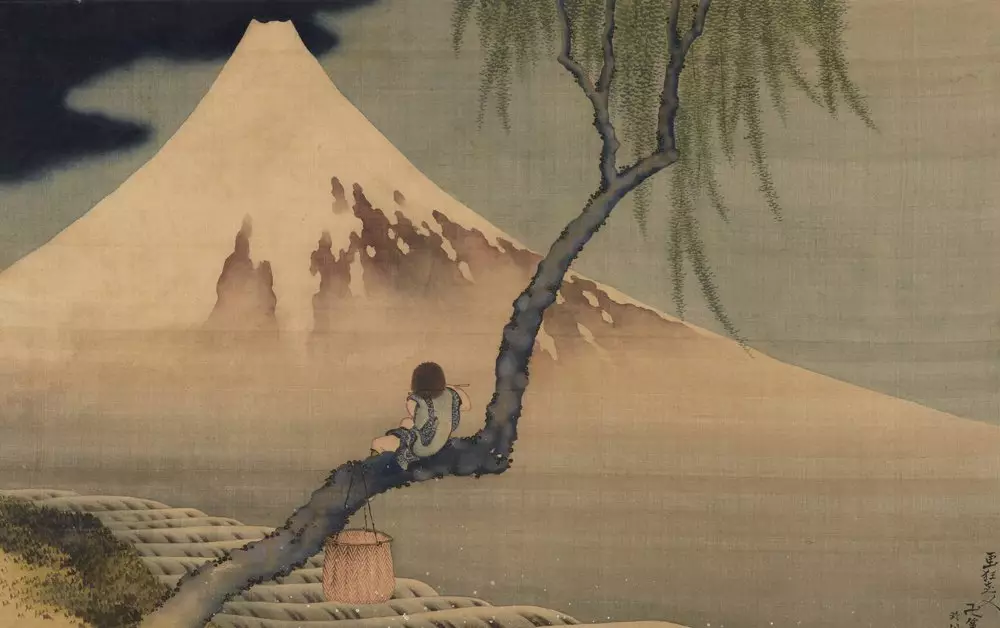 En stor våg av Hokusai