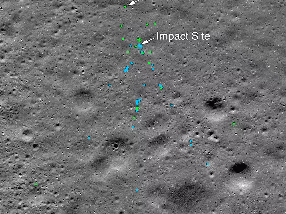 Astrónomo aficionado localiza el sitio del accidente del módulo de aterrizaje lunar de la India