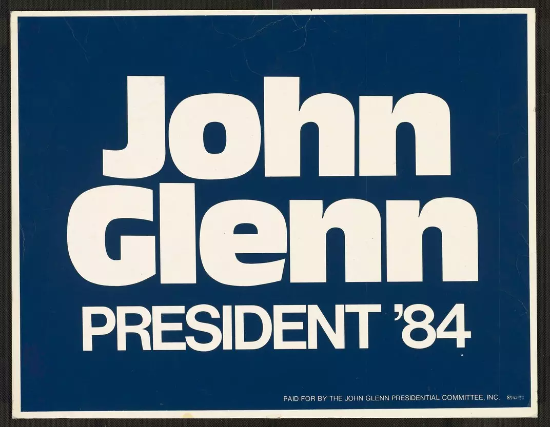 כרזה נשיאותית של ג'ון גלן