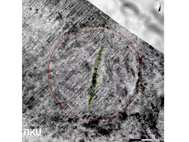 Arkeologer använder Georadar Tech för att hitta begravt vikingaskepp i Norge